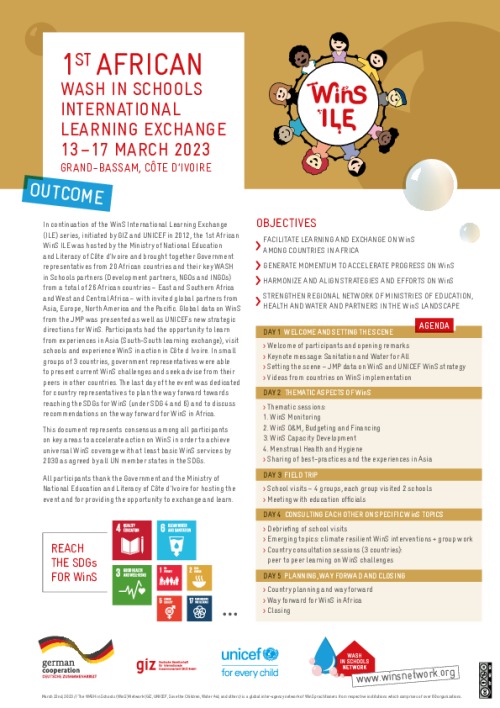 1st African WASH in Schools Learning Exchange - Outcome Document | WinS Network